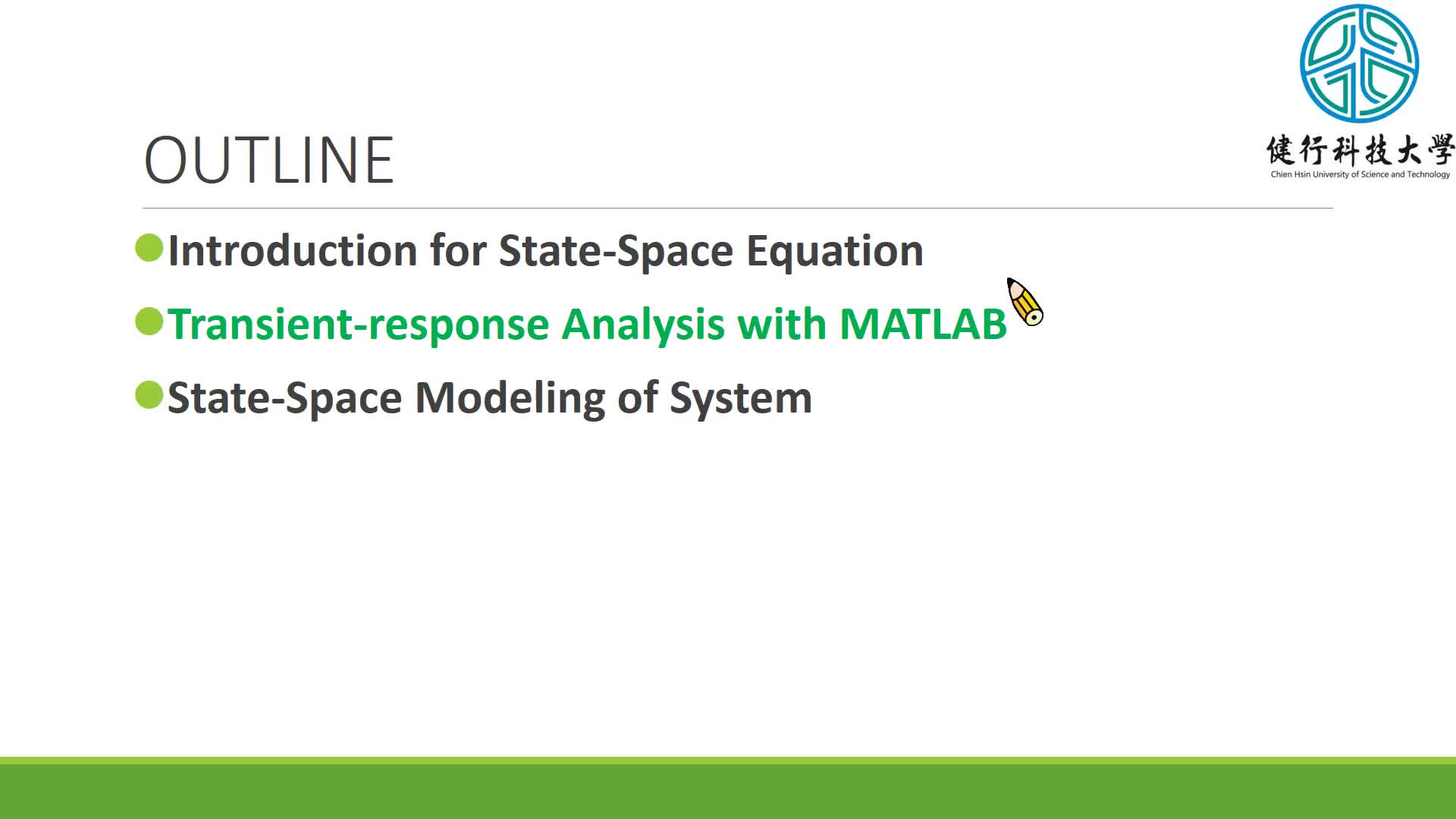 State Space Approach to Modeling Dynamic Systems_03 - 系統動態學與實務應用 | 健行科技大學eclass易課平台