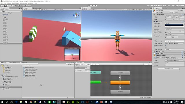 Unity-38-動畫控制器使用4 - 虛擬實境 | 健行科技大學eclass易課平台