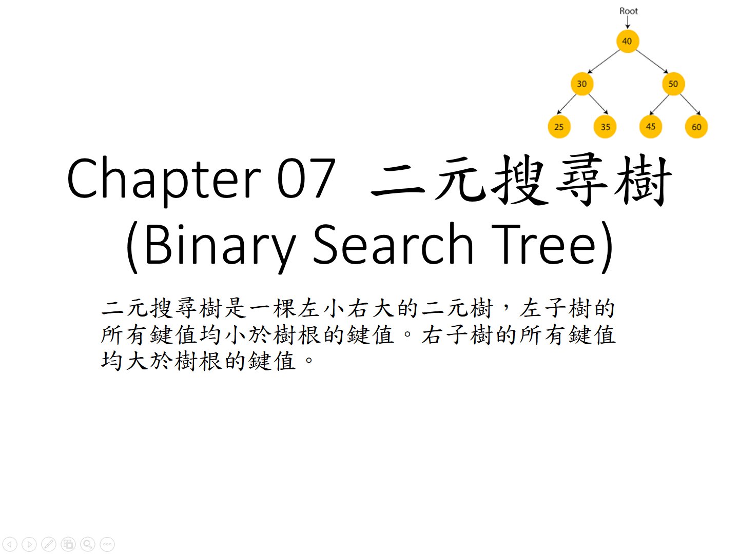 二元搜尋樹(Binary Search Tree)(影片) - 資料結構 | 健行科技大學eclass易課平台